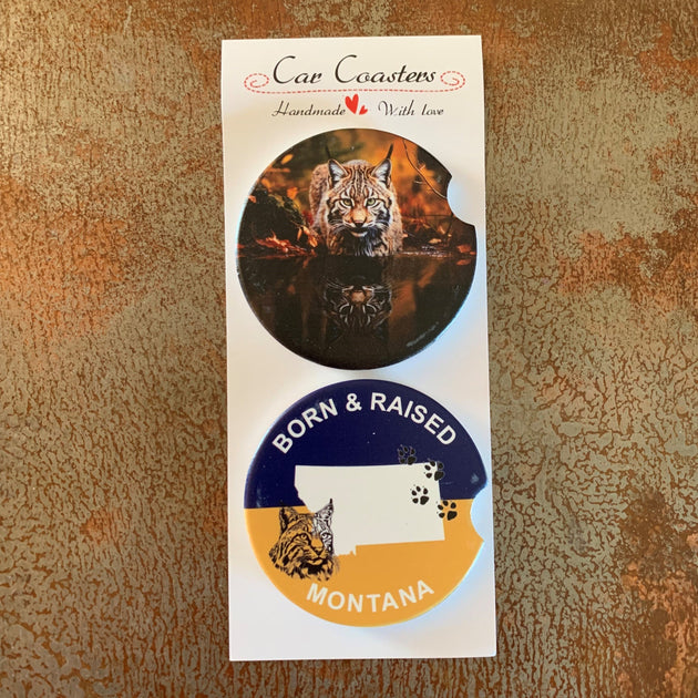 Born & Raised - CAT Car Coaster | Cut-N-Rust