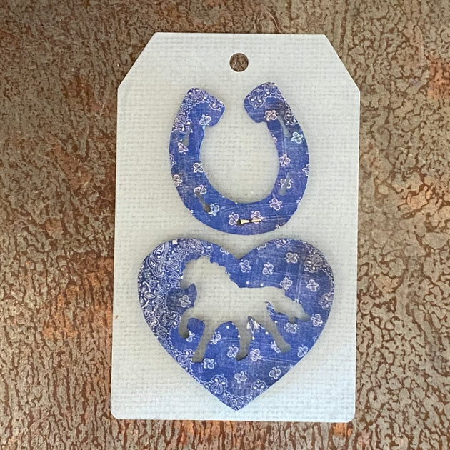 Horse Heart/Horse Shoe Mini Magnets | Cut-N-Rust