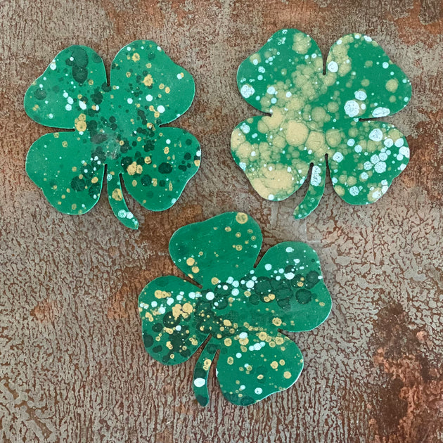 4 Leaf Clover Magnet | Cut-N-Rust