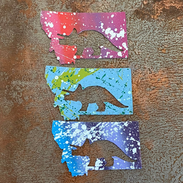 Montana Triceratops Magnet | Cut-N-Rust